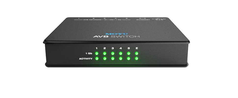AVB Switch - MOTU | 株式会社ハイ・リゾリューション