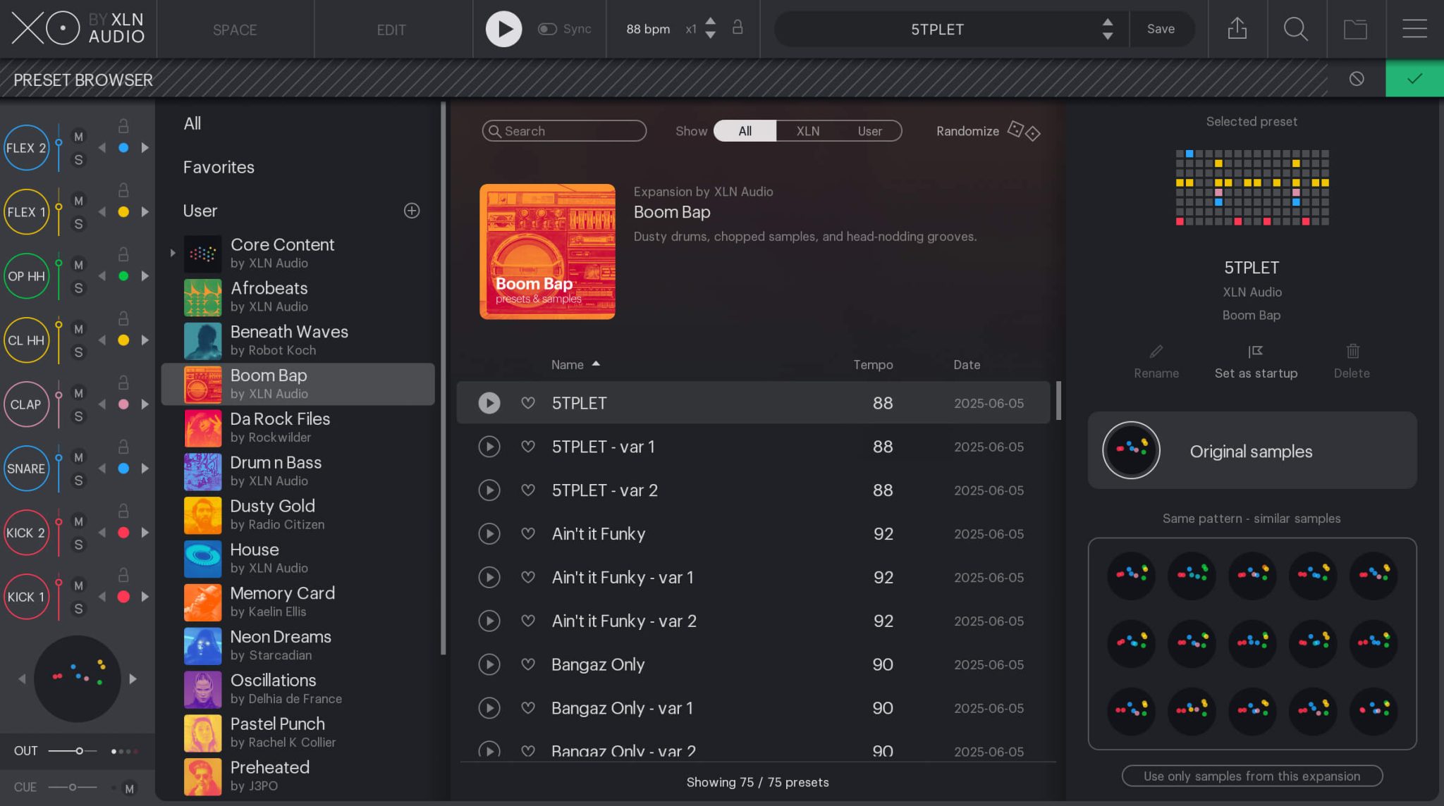 XOpak Boom Bap - XLN Audio | 株式会社ハイ・リゾリューション